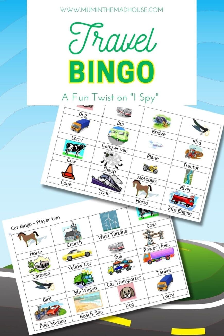 Travel Bingo: A Fun Twist on "I Spy" for Your Next Family Road Trip
