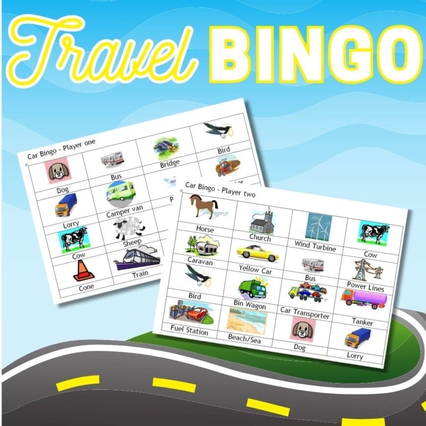 Travel Bingo: A Fun Twist on "I Spy" for Your Next Family Road Trip