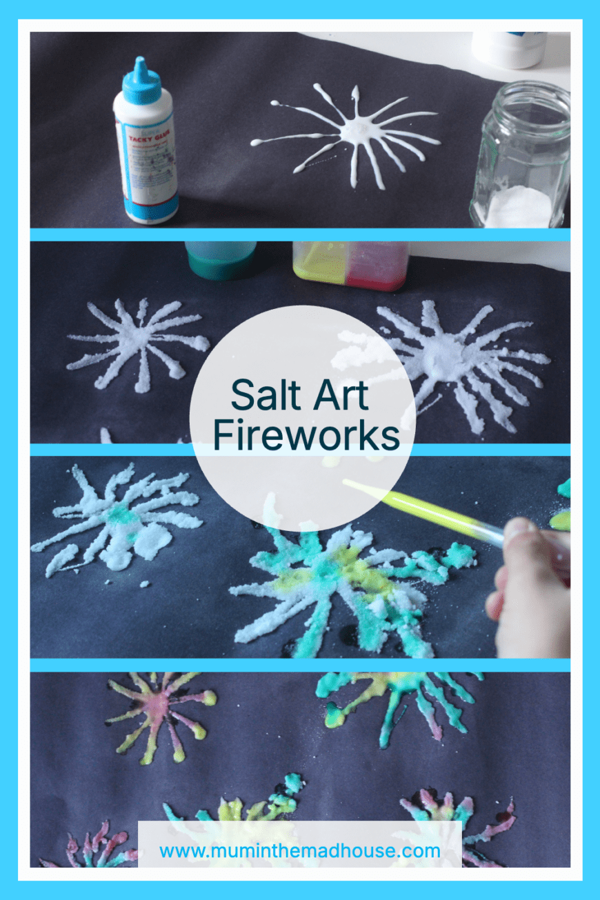 Salt Art Fireworks | Fun Kids' Craft for Vibrant Firework Art | Mum In ...