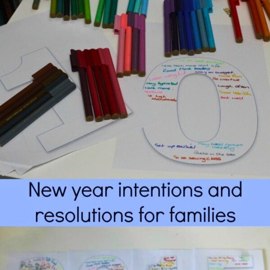 New Year's Resolutions and Intentions for Families | Tips for a ...