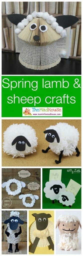 35 Spring Lamb and Sheep Crafts - Mum in the Mad House