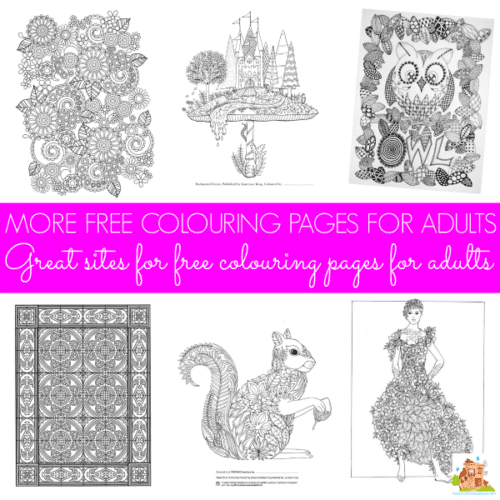 More Great Free Colouring Pages for Adults – Relax and Unwind