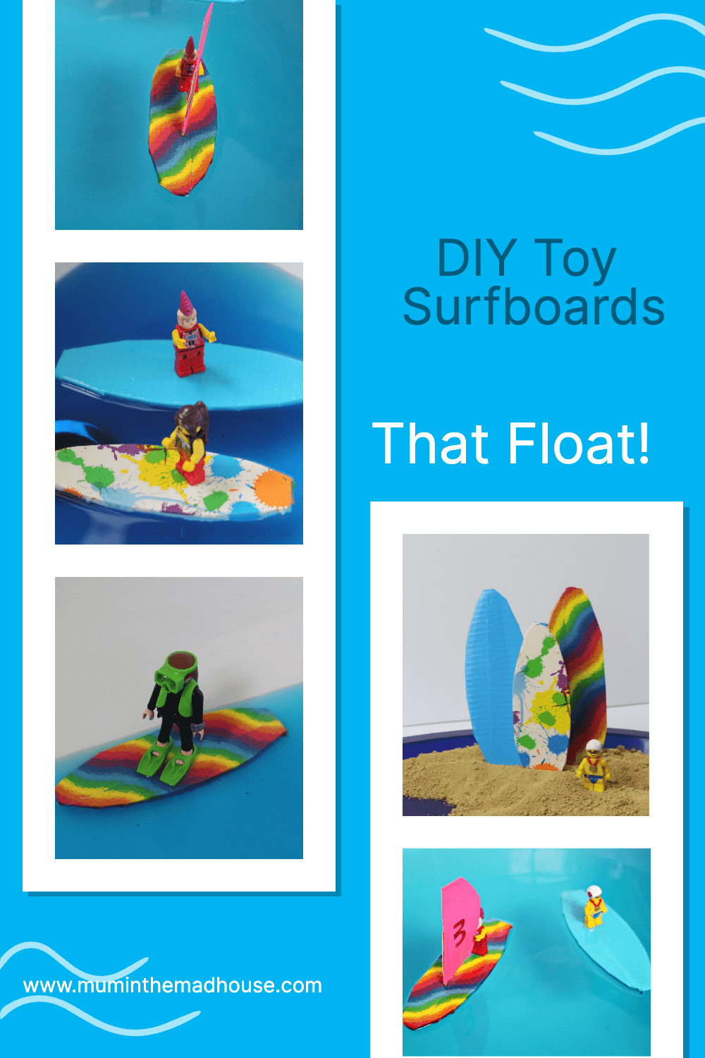 How to make a toy surfboard or windsurf board | Mum In The Madhouse