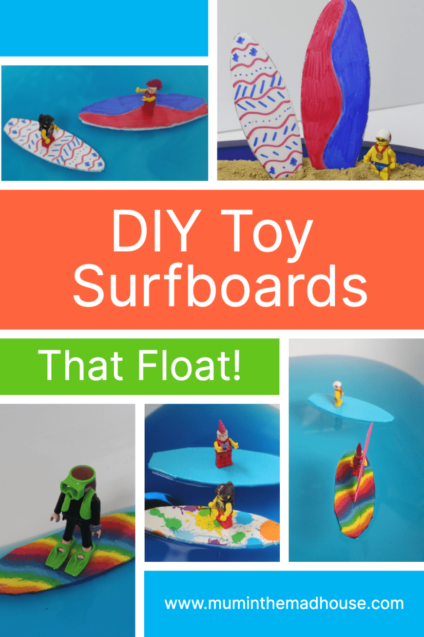 How to make a toy surfboard or windsurf board | Mum In The Madhouse