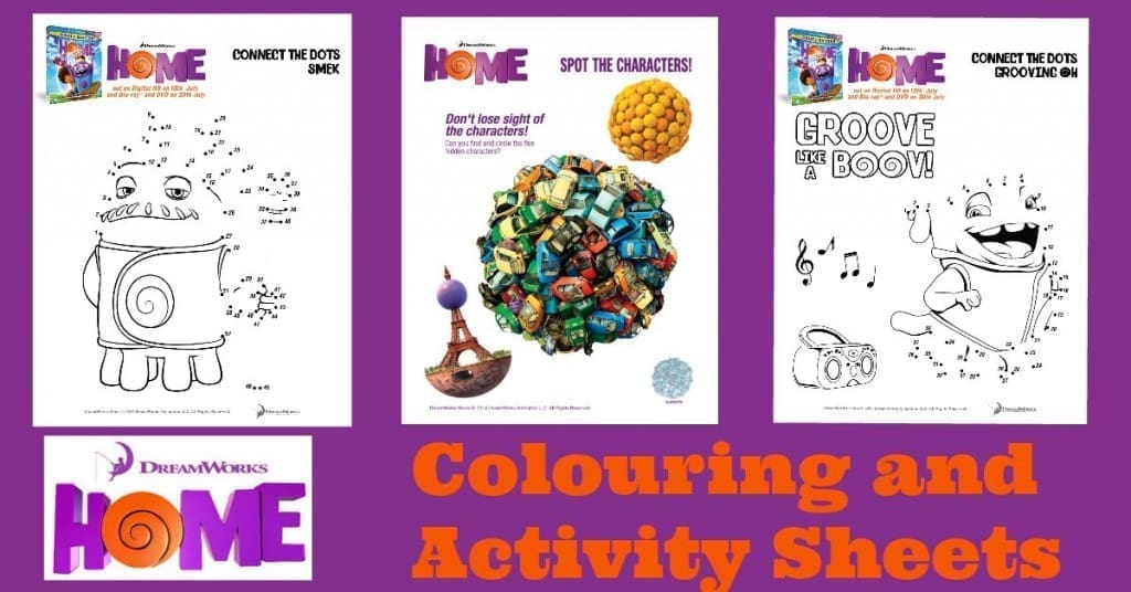 Free DreamWorks Home Movie Colouring Pages – Fun Printables for Kids ...