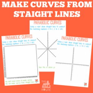 Where Maths and Art Collide: Creating Parabolic Curves | Mum In The ...