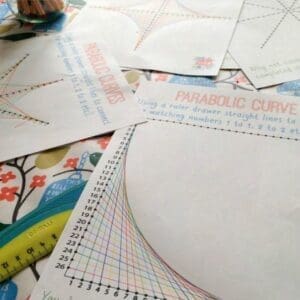 Where Maths and Art Collide: Creating Parabolic Curves | Mum In The ...
