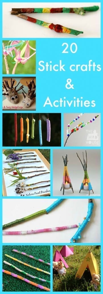 20 Creative Stick Crafts and Activities for Kids