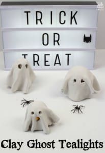 How to Make a Clay Ghost Tealight | Spooky DIY Halloween Decor