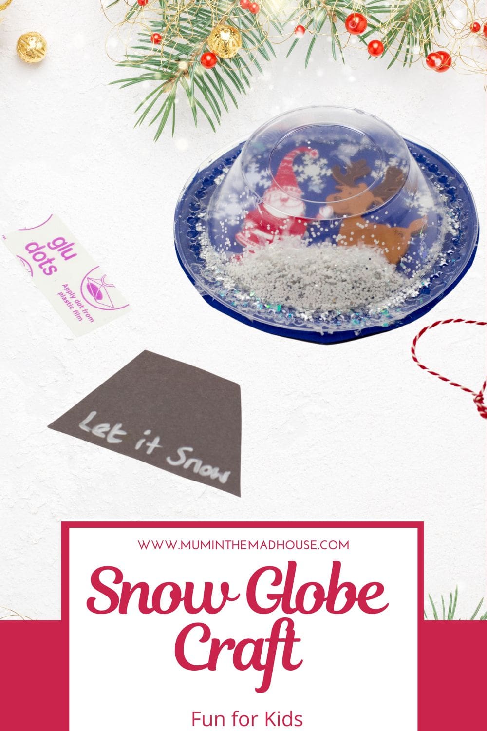 Plastic Bowl Snow Globe Art for Kids – Fun & Creative Winter Craft ...