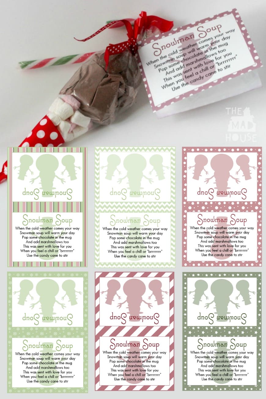 Snowman Soup Recipe & Free Printable Labels – Perfect Winter Treat