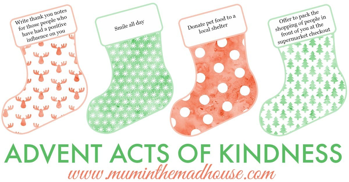 Advent Acts of Kindness – Free Stocking Printables for a Meaningful ...