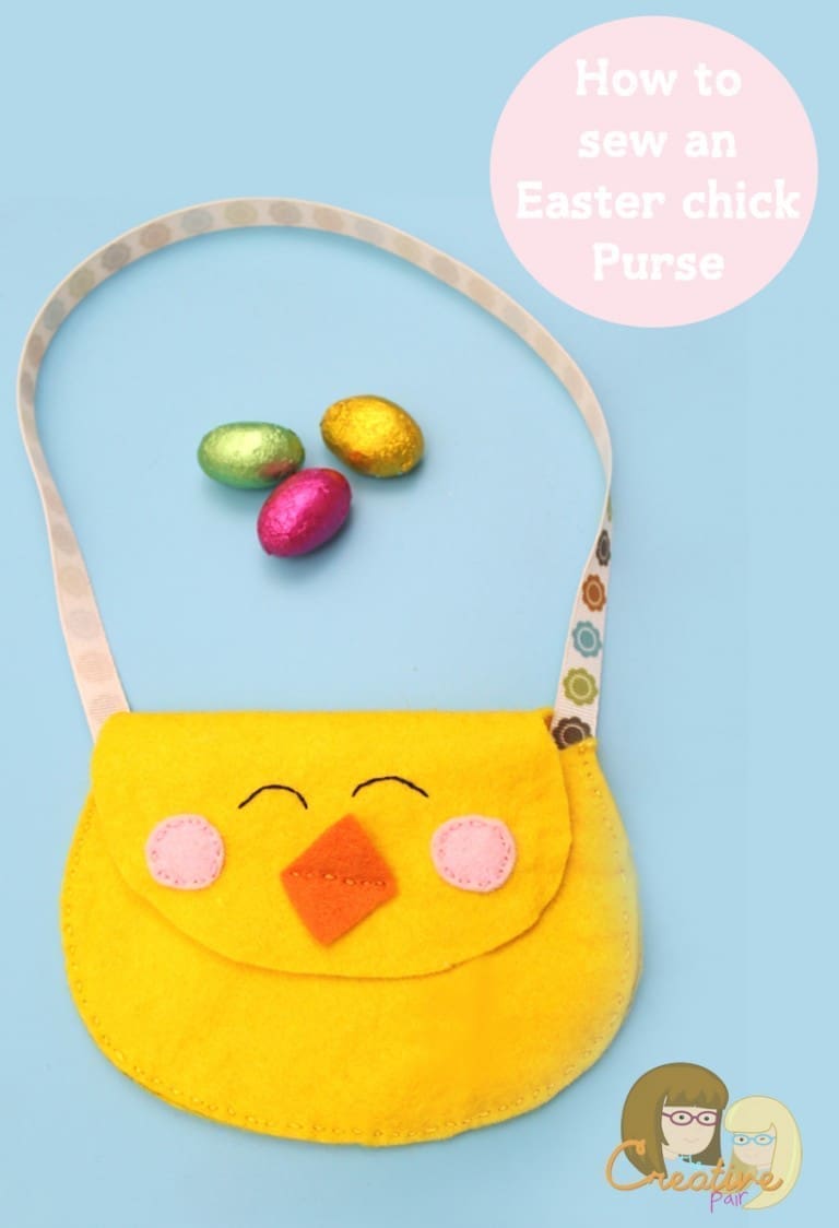 Kids Craft: Cute Felt Chick Purse – Fun and Easy DIY Tutorial | Mum In ...