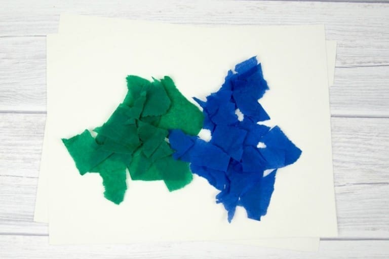 Bleeding Tissue Paper Rain Art for Earth Day | Mum In The Madhouse