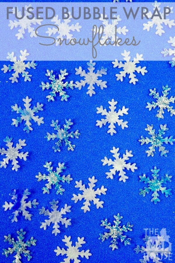 Fused Bubble Wrap Snowflakes | Creative Winter Craft for Kids