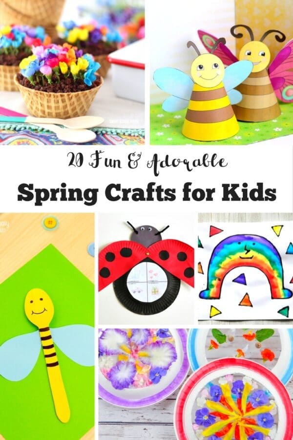 20 Fun and Adorable Spring Crafts for Kids – Easy DIY Ideas