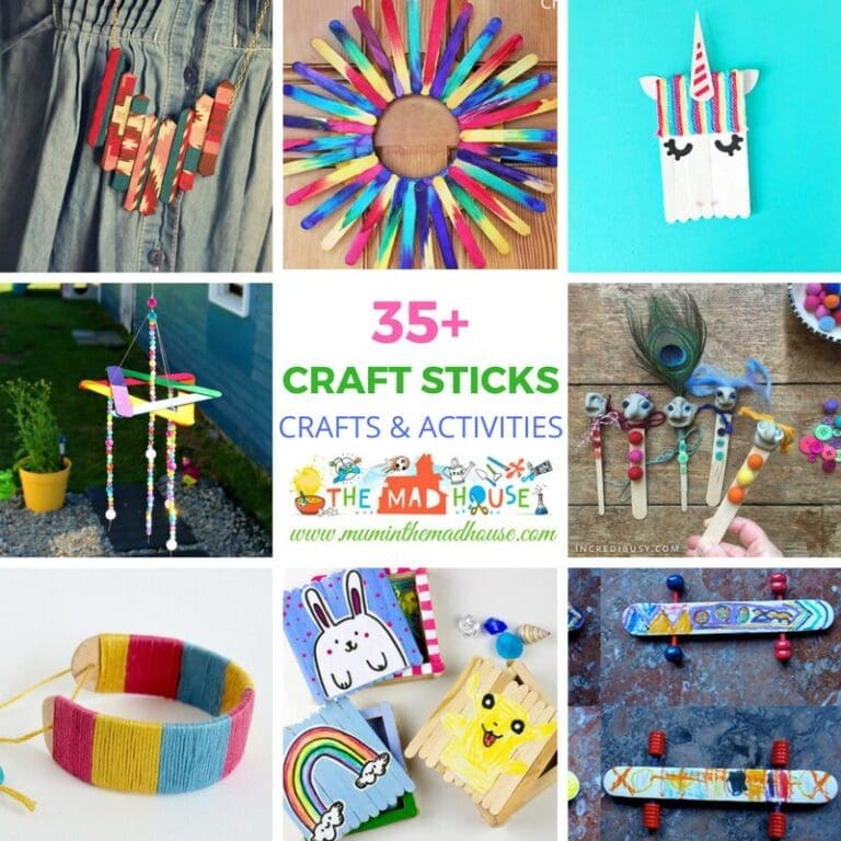 Over 35 Craft Stick Crafts and Activities | Fun DIY Projects for All Ages