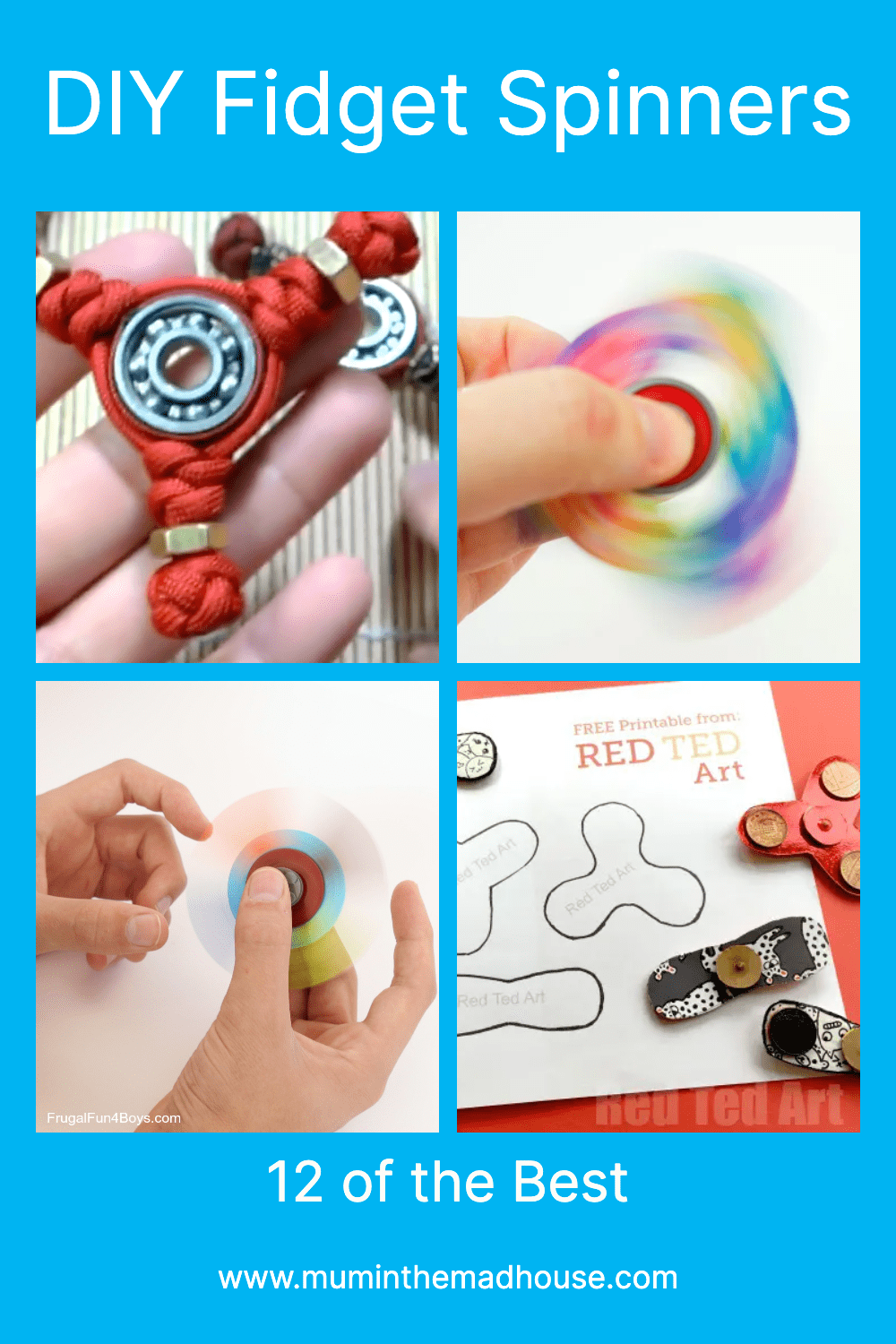 12 of the Best DIY Fidget Spinners on the web for kids | Mum In The ...