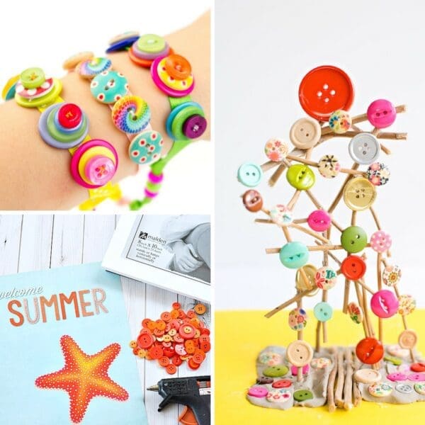 20 Adorable Button Crafts for Kids | Fun and Creative Projects