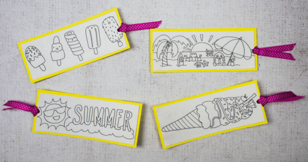 Free Summer Coloring Bookmarks – Fun and Printable Designs