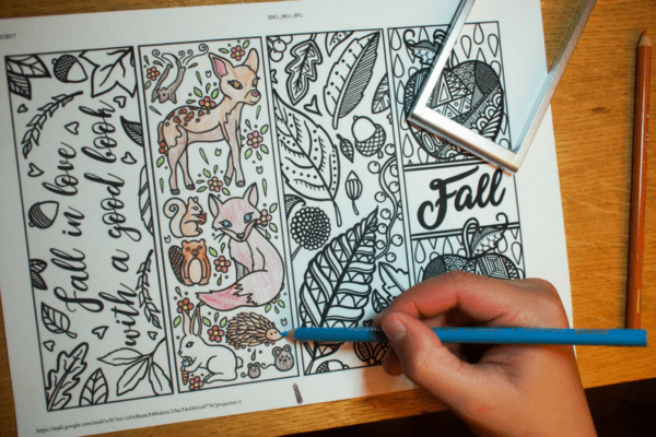 Free Printable Autumn Bookmarks to Colour – Fun for All Ages