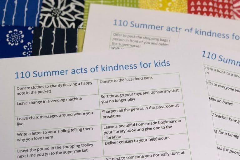 110 Acts of Kindness for Children