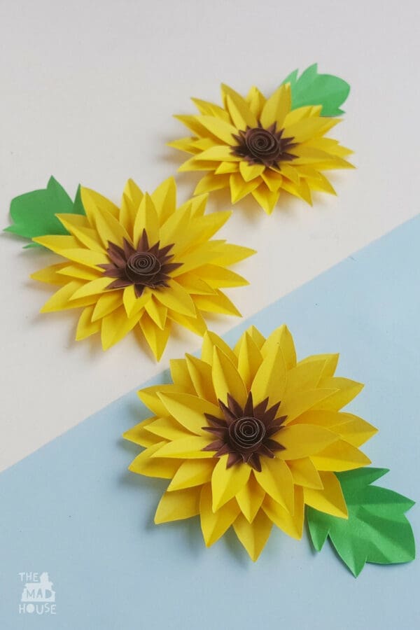 Paper Sunflower Craft for Kids – Easy and Fun DIY Tutorial