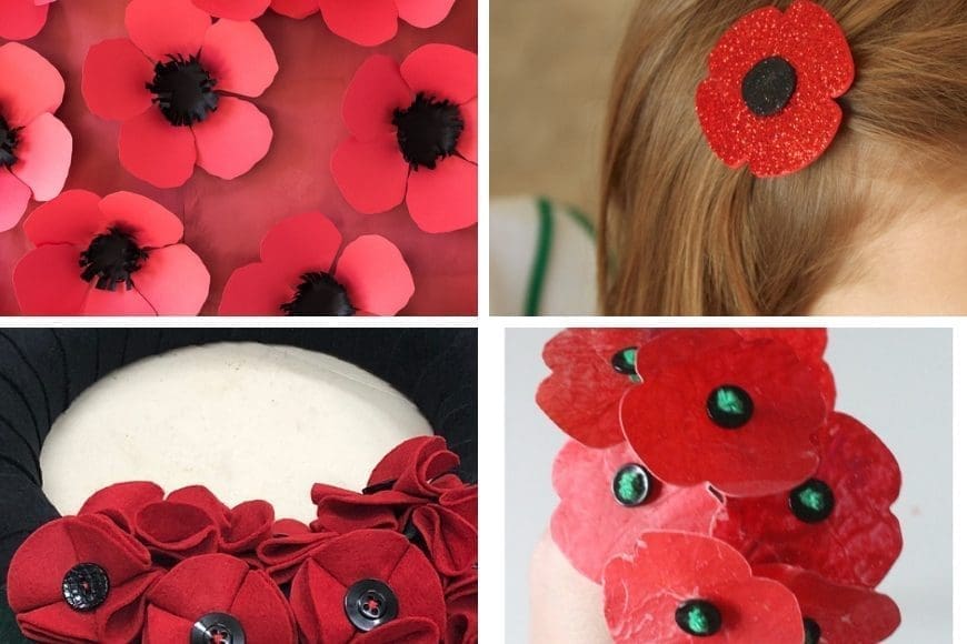 45+ Poppy Crafts for Remembrance, Armistice, or Veteran’s Day ...