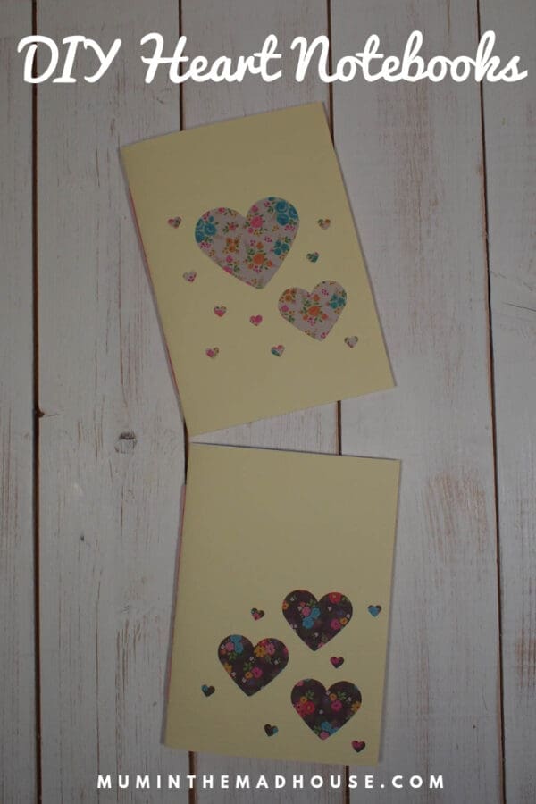 How to Make DIY Heart Notebooks – Simple Craft Ideas for Personalized Gifts
