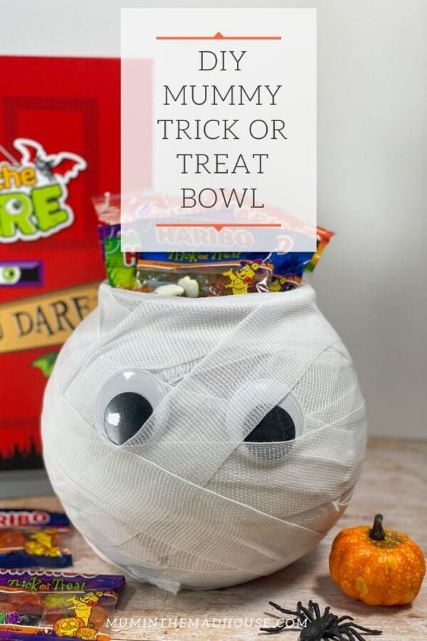 DIY Mummy Trick or Treat Bowl: Spooky Halloween Craft for All Ages