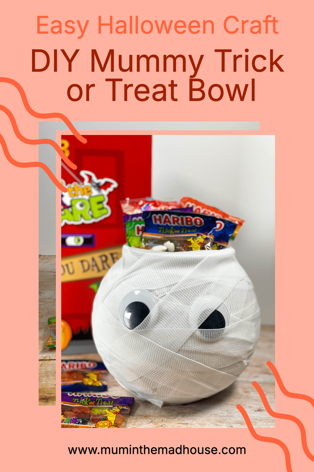 DIY Mummy Trick or Treat Bowl: Spooky Halloween Craft for All Ages