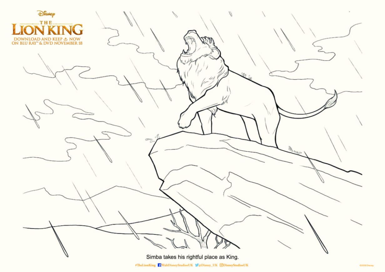 Free Lion King Activity Sheets – Fun Printable Games and Puzzles