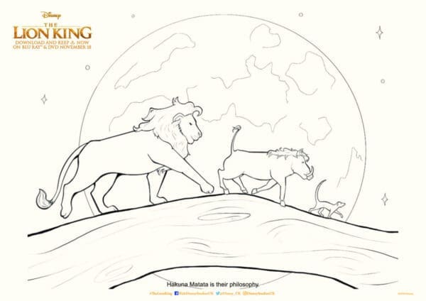 Free Lion King Activity Sheets – Fun Printable Games and Puzzles