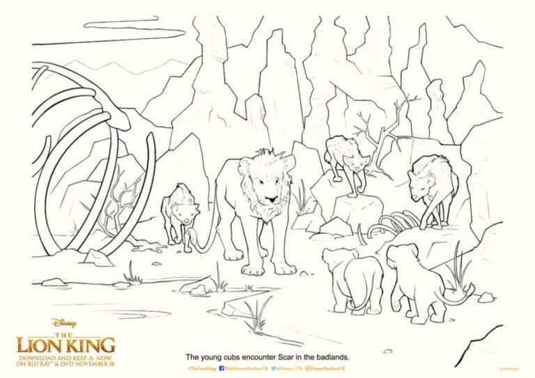 Free Lion King Activity Sheets – Fun Printable Games and Puzzles