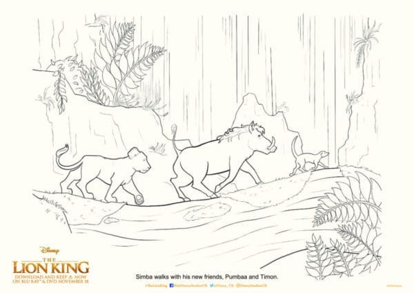 Free Lion King Activity Sheets – Fun Printable Games and Puzzles