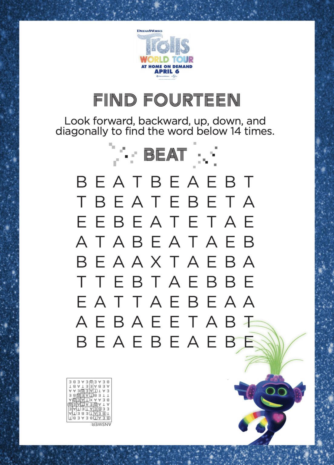 Trolls World Tour Activity Sheets Download | Mum In The Madhouse