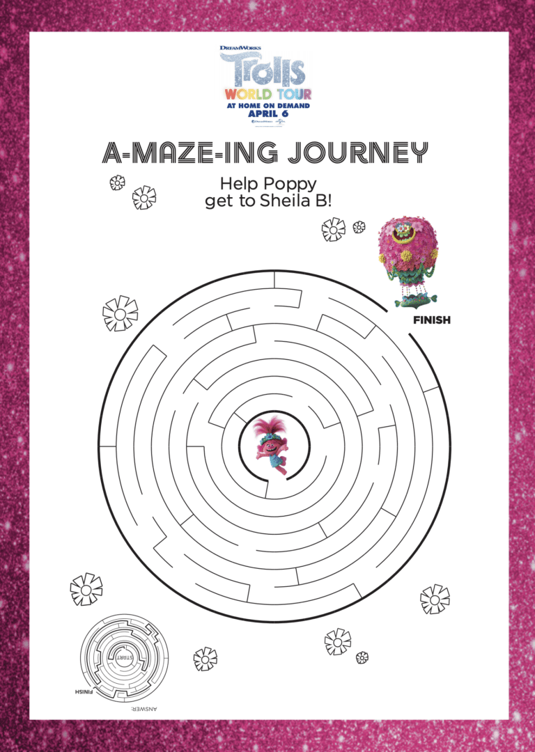 Trolls World Tour Activity Sheets Download | Mum In The Madhouse