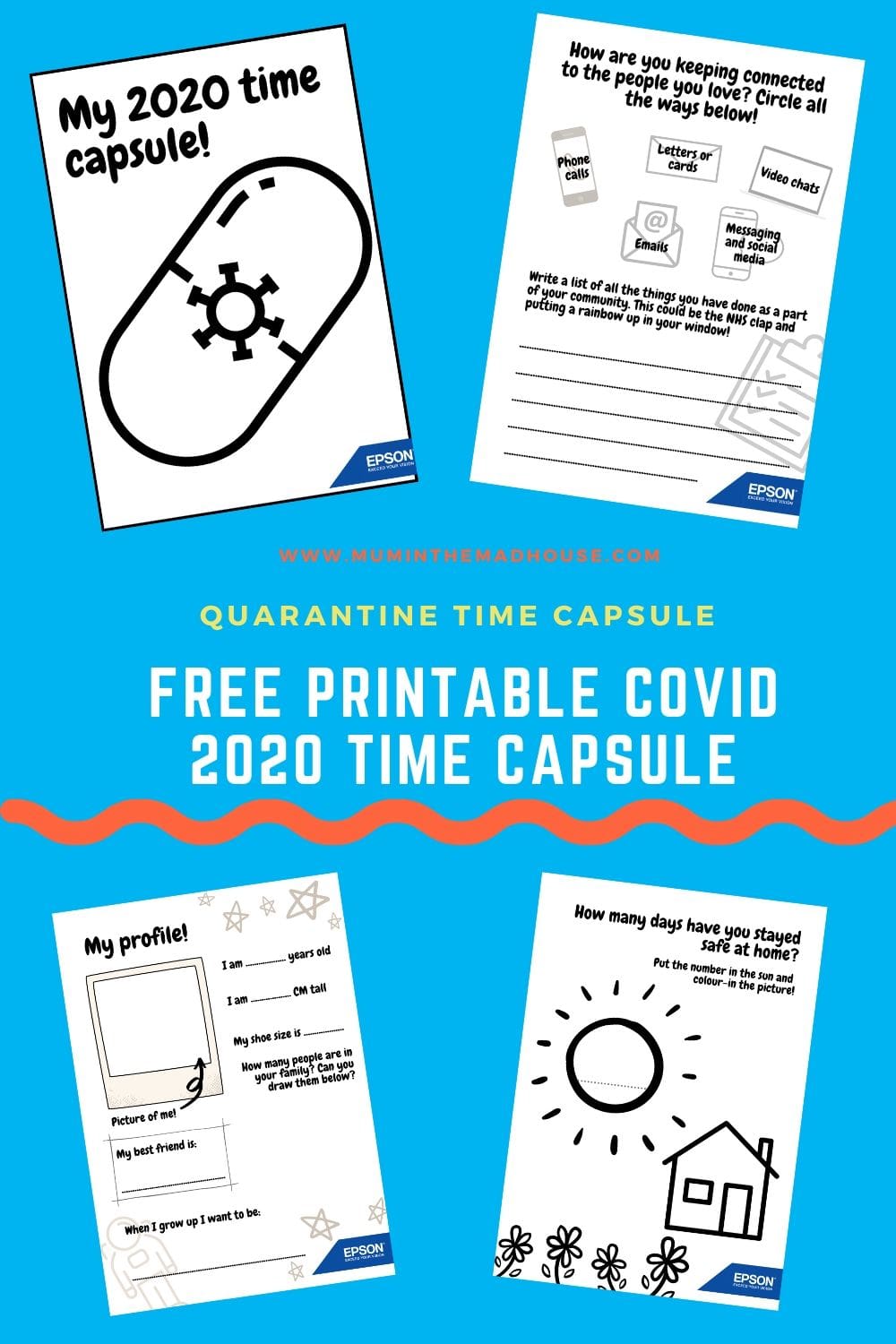 Lockdown 2020 Time Capsule Printable | Mum In The Madhouse