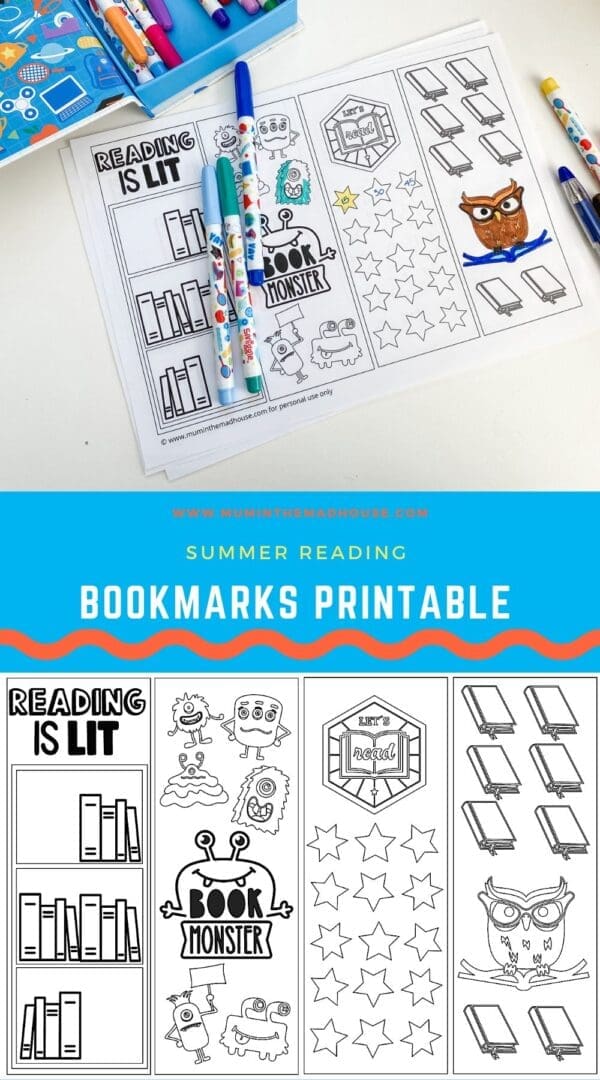 Free Summer Reading Bookmarks Printable – Fun and Functional