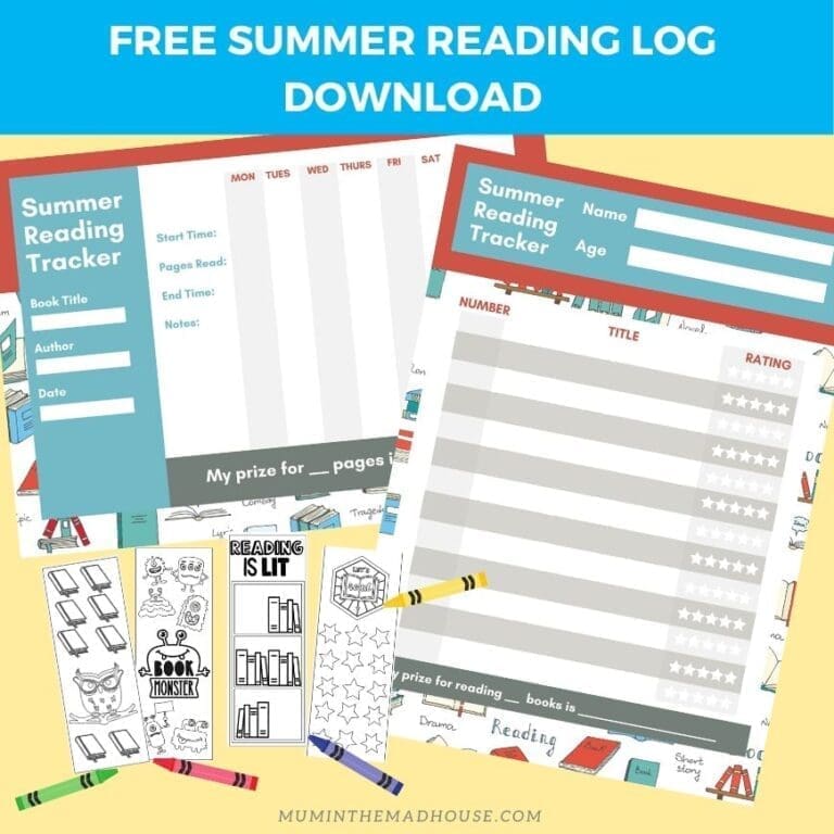 Free Summer Reading Log Printable – Track Your Summer Reading