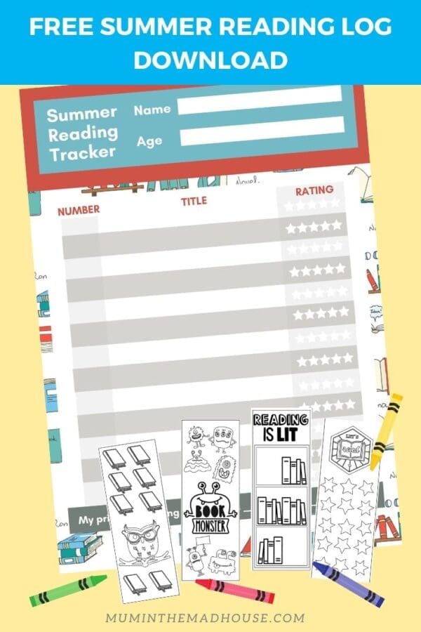 Free Summer Reading Log Printable – Track Your Summer Reading