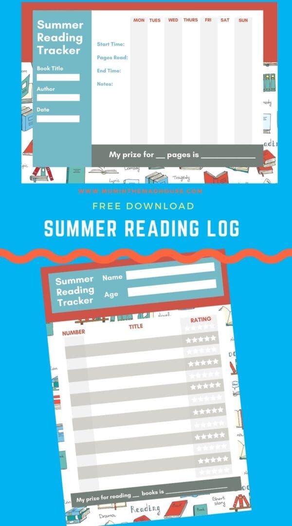 Free Summer Reading Log Printable – Track Your Summer Reading