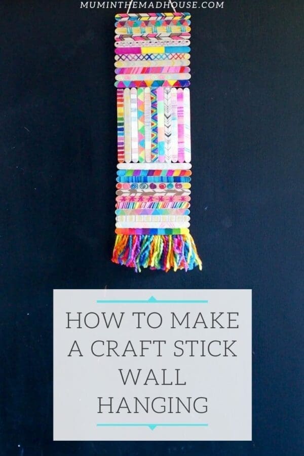 How to Make a Craft Stick Wall Hanging | A Great Collaborative Craft