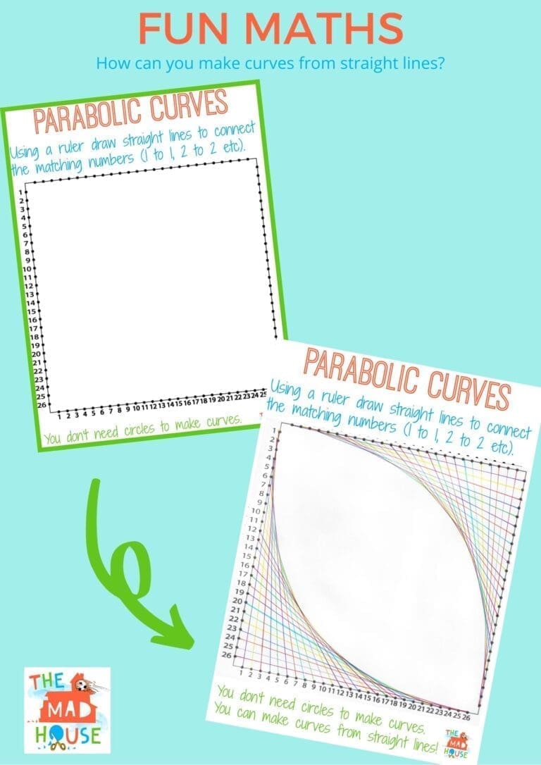 Where Maths and Art Collide: Creating Parabolic Curves | Mum In The ...