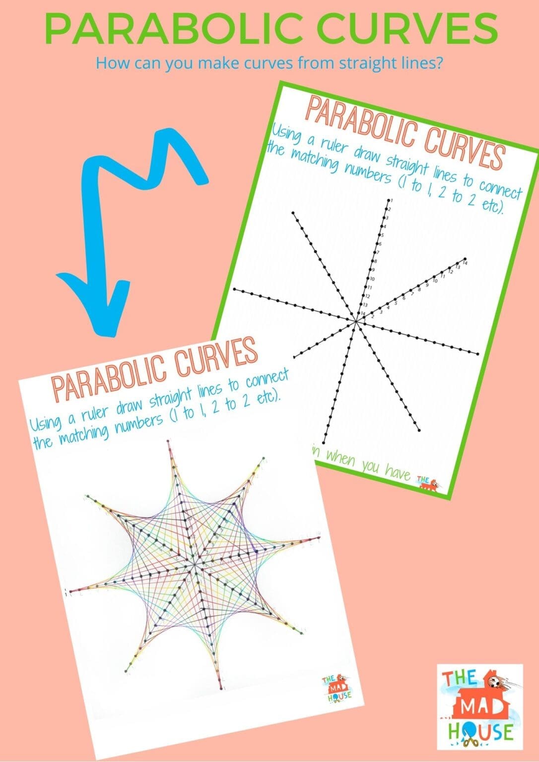Where Maths and Art Collide: Creating Parabolic Curves | Mum In The ...