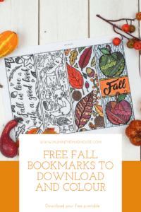 Free Printable Autumn Bookmarks to Colour – Fun for All Ages