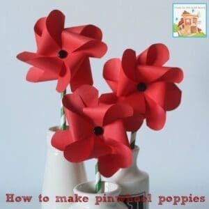 Pinwheel Poppies | Remembrance, Armistice, or Veteran’s Day Activity ...