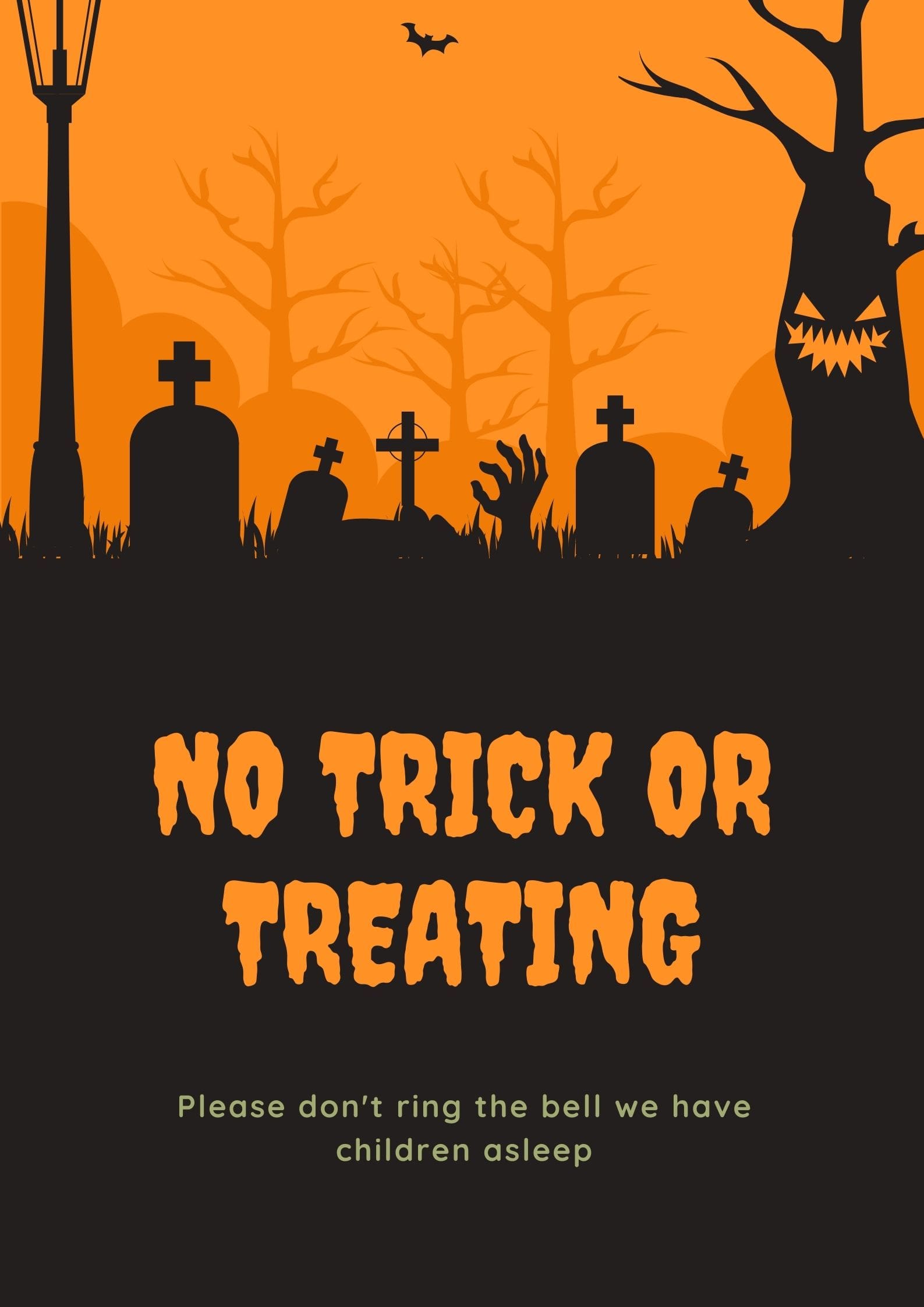 Free No Trick-or-Treaters Signs to Print: Keep Your Halloween Peaceful