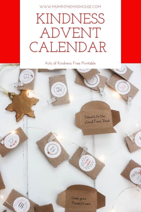 Acts of Kindness Advent Calendar Printable: Spread Joy This Holiday Season