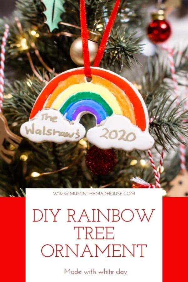 DIY Rainbow Clay Christmas Tree Decorations: Fun and Festive Craft ...
